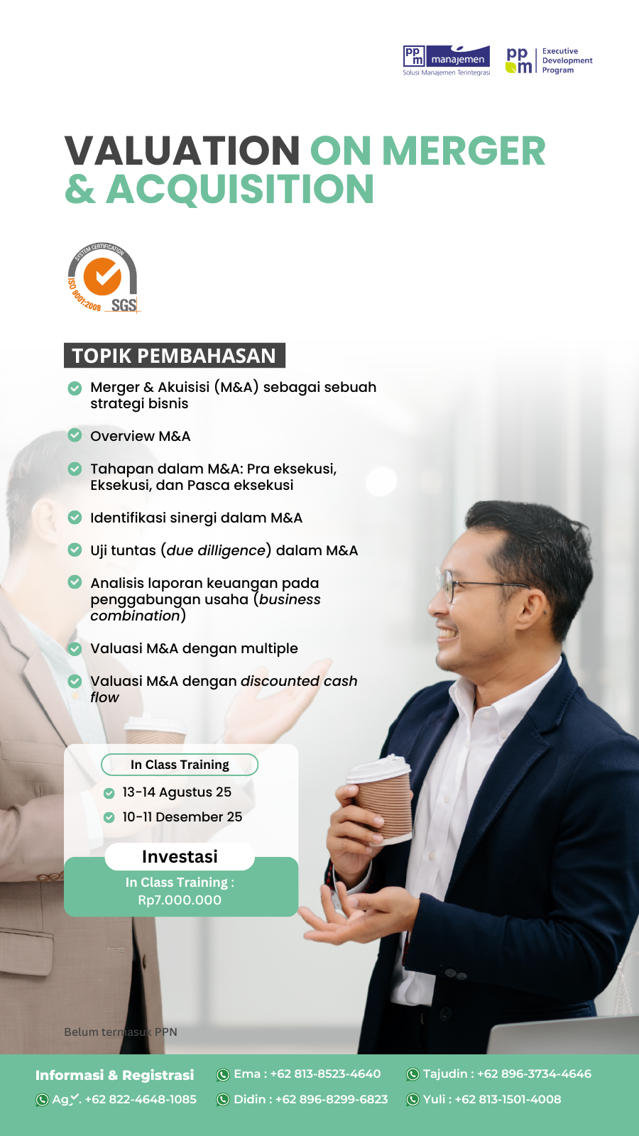 Valuation on Merger & Acquisition [In-Class Training] | PBP